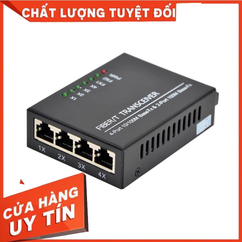 Converter quang điện 2 Quang 4 LAN | Shopee Việt Nam