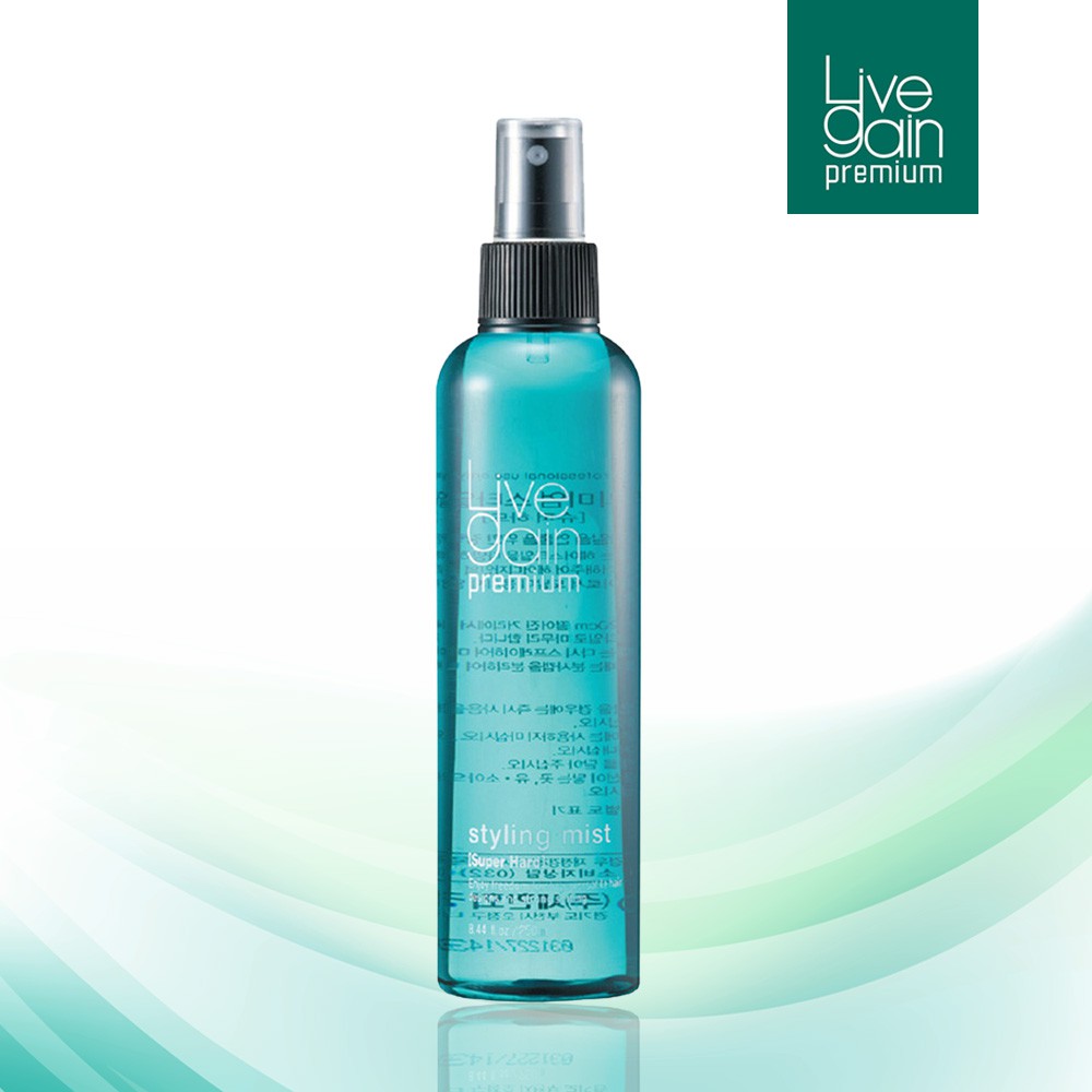 Keo Xịt Cứng Livegain Premium Styling Mist 250ml Hàn Quốc | Shopee Việt Nam