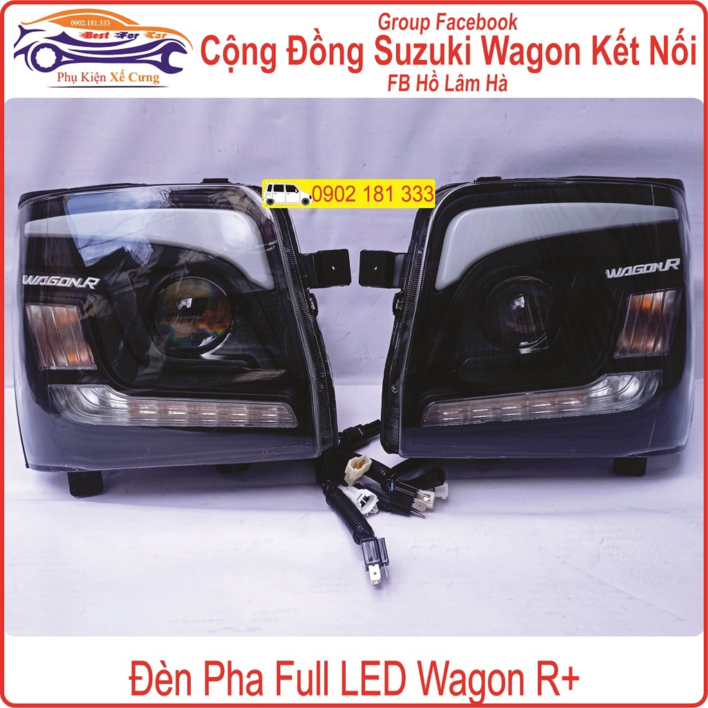 Đèn Pha Full Bi LED Suzuki Wagon R+ | Shopee Việt Nam