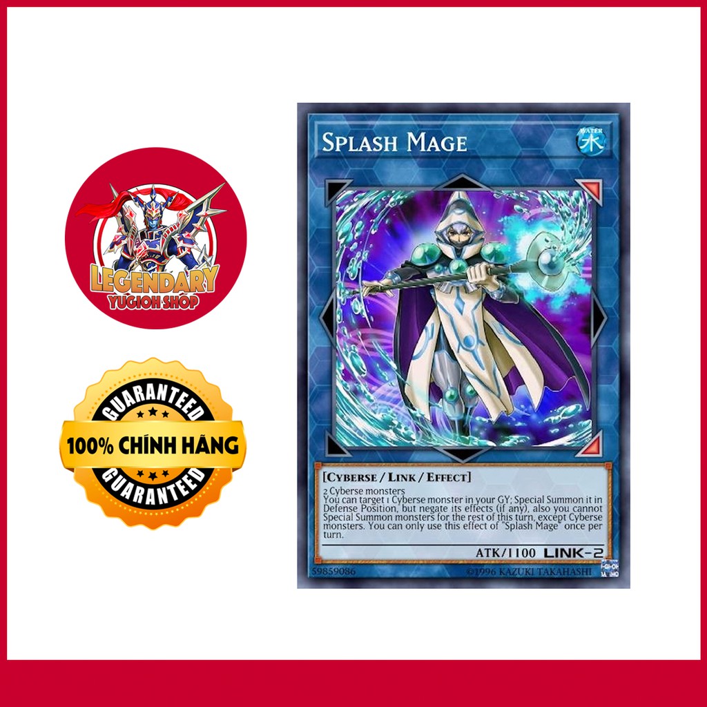 EN]Thẻ Bài Yugioh Chính Hãng] Splash Mage | Shopee Việt Nam