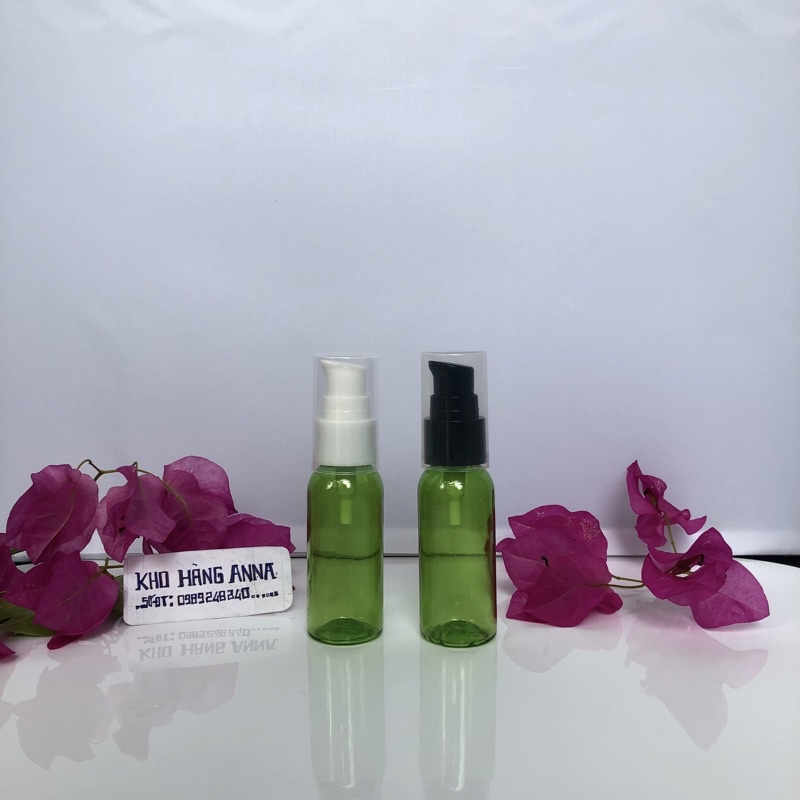 CHAI XANH LÁ 30ml Nhựa xịt nhỏ giọt/ xịt sương / vòi nhấn pumb/ Nắp bật/ nắp nhọn/ nắp nhôm vặn ...