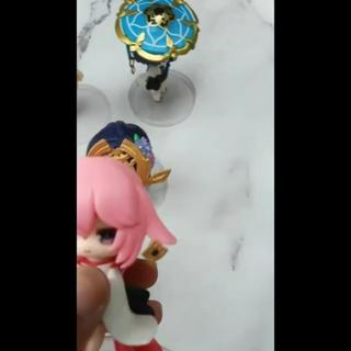 Set 6 Mô Hình Nhân Vật Game Genshin Impact Raiden Shogun Yae Miko Yanfei Hu Tao Klee Kamisato ...