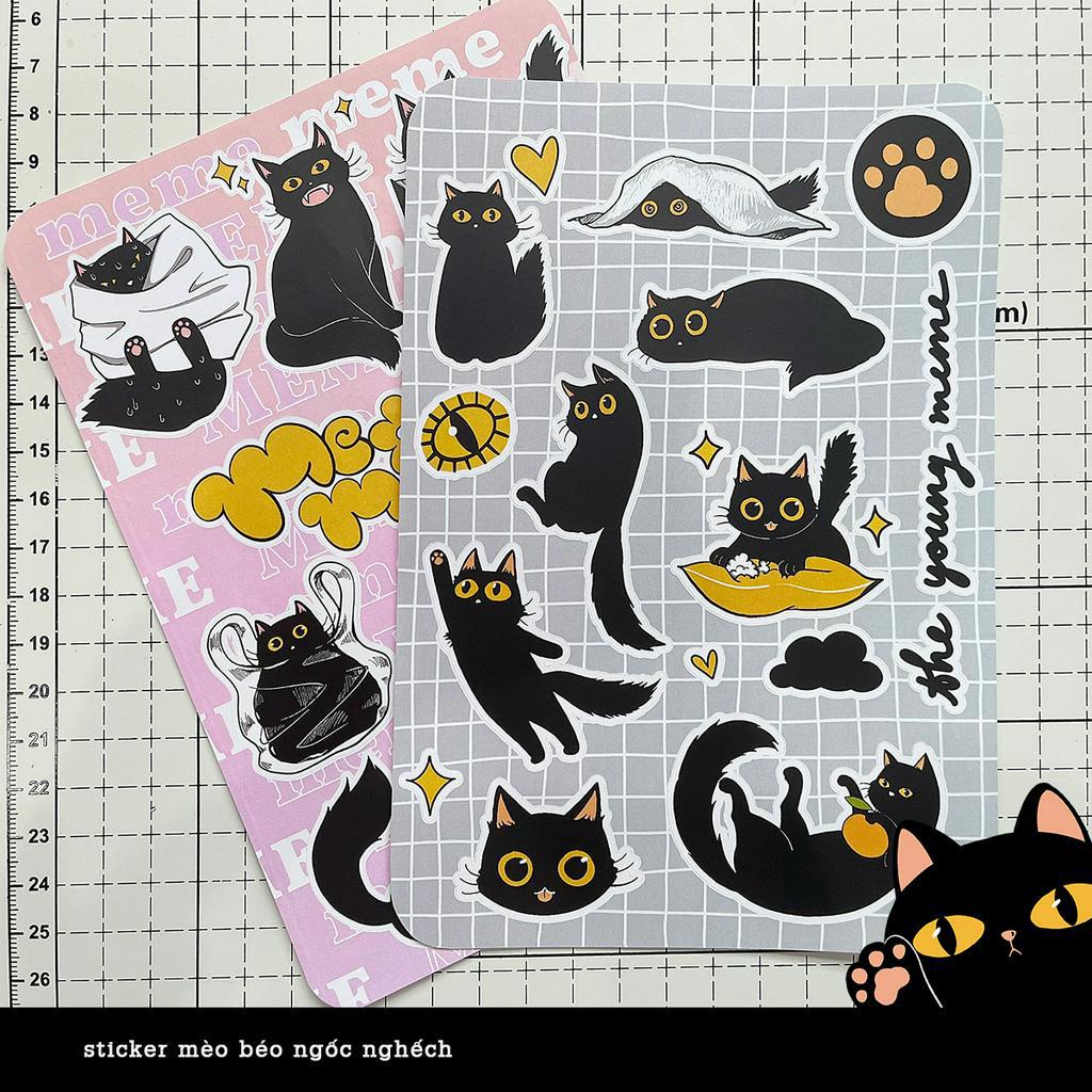 sticker mèo béo Meme ngốc nghếch | Shopee Việt Nam