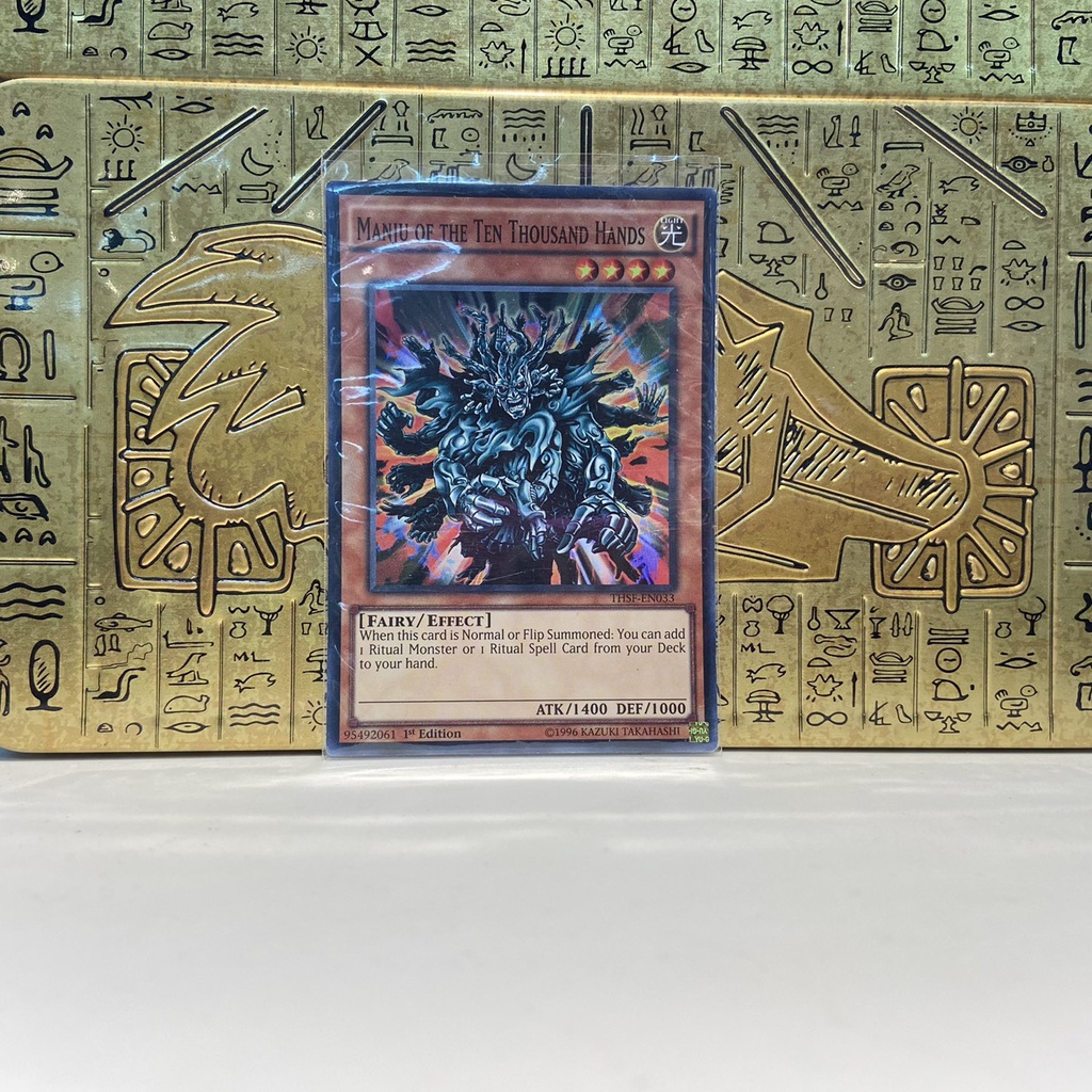 [ Bài Yugioh Chính Hãng ] Manju of the Ten Thousand Hands - THSF-EN033 ...