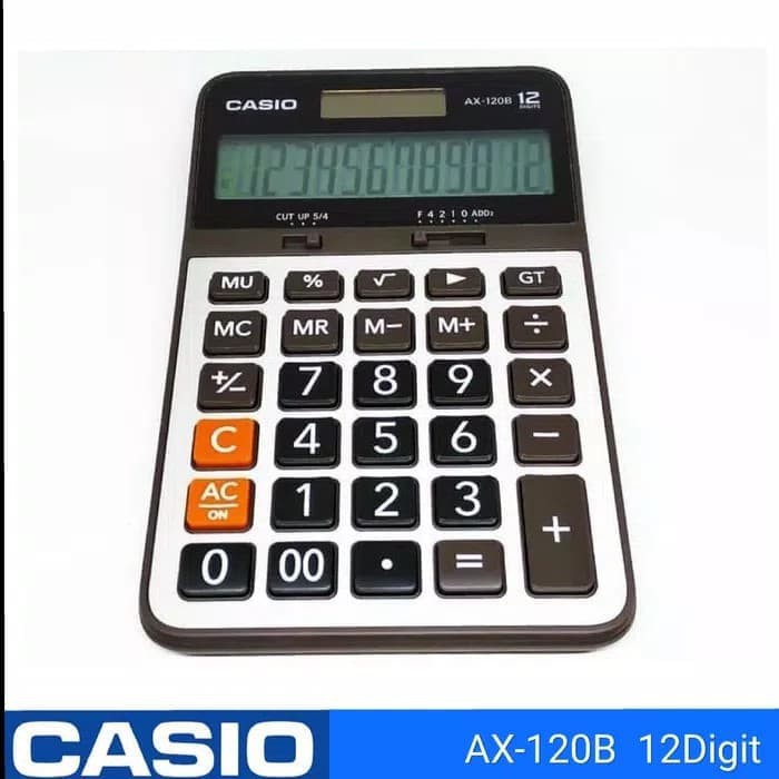 Máy tính chính hãng CASIO AX-120B - Bảo hành 7 năm | Shopee Việt Nam