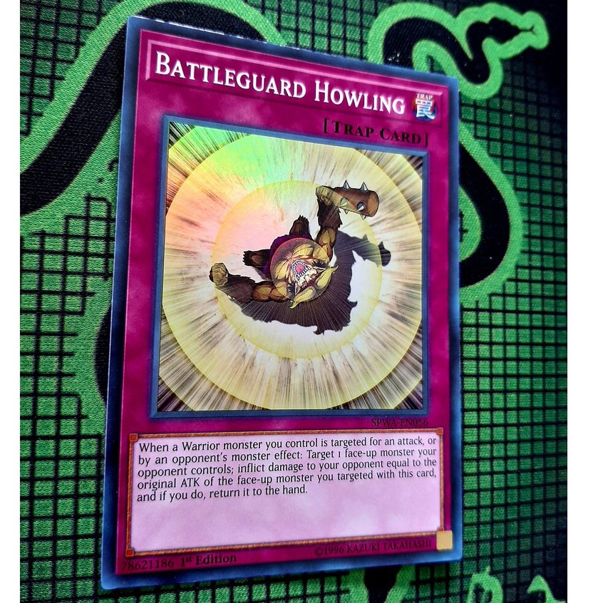 [ Đỗ Lạc Shop ] Thẻ Bài Yugioh Trap Battleguard Howling - SPWA-EN056 ...