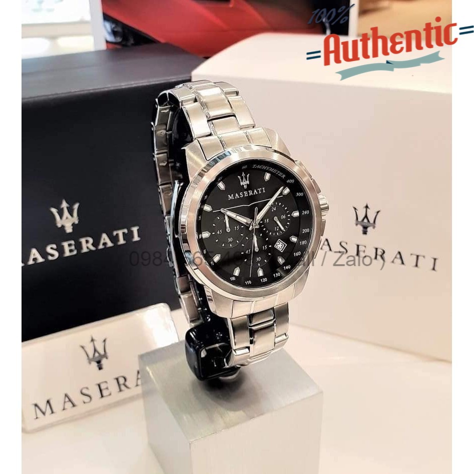 Đồng Hồ Nam Maserati Successo Chronograph Black R8873621001 | Shopee ...
