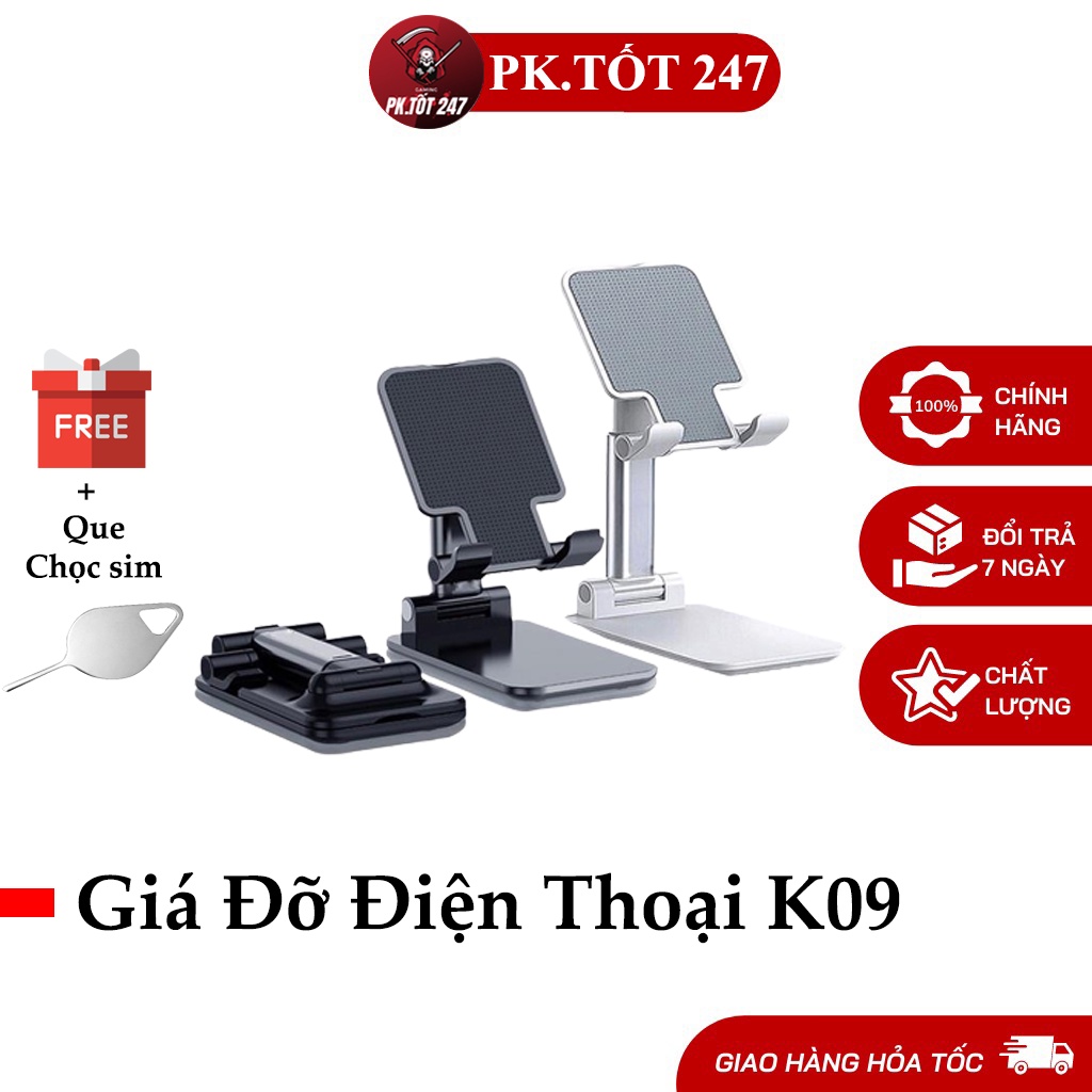 Giá Đỡ Điện Thoại Để Bàn K09 Gấp Gọn, Kệ Đỡ Điện Thoại Dùng Để ...