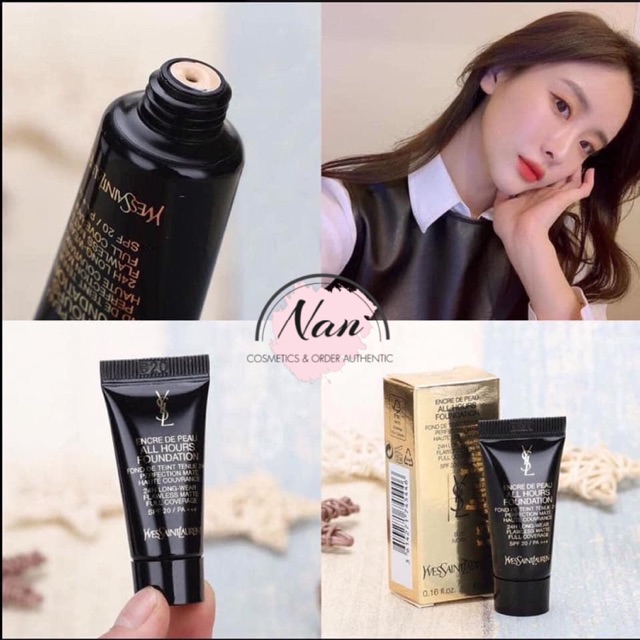 Kem nền YSL All Hours Foundation 5ml màu B10 - Da sáng | Shopee Việt Nam