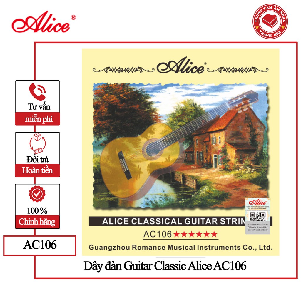 Bộ dây đàn Guitar Classic Alice AC106 - Hàng chính hãng | Shopee Việt Nam