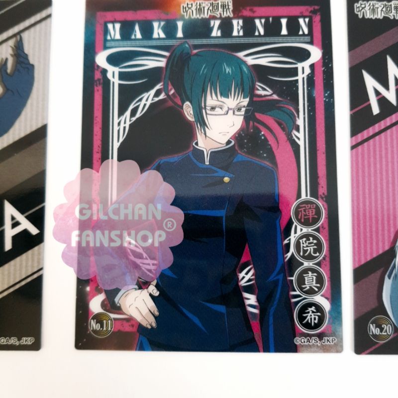 [JJK] Thẻ card sưu tầm official Jujutsu Kaisen chính hãng ENSKY Nhật ...