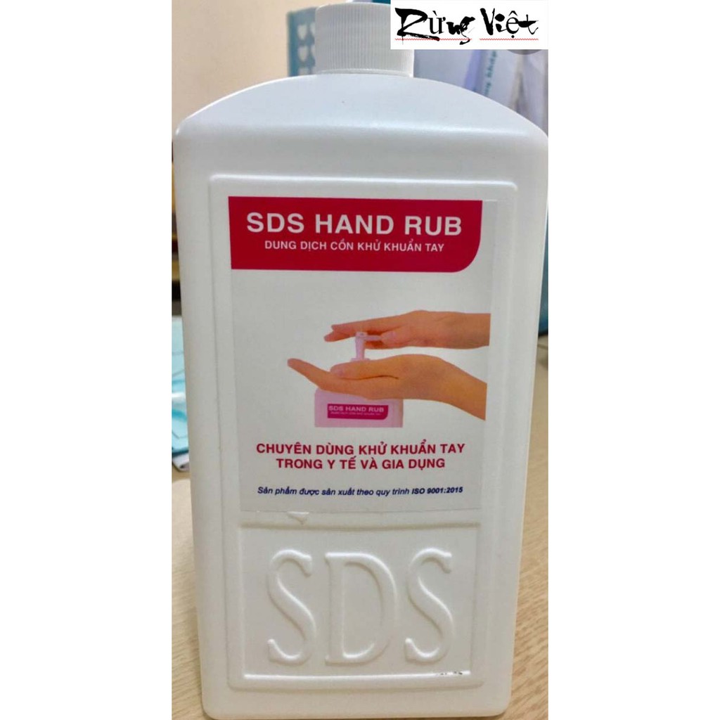 Dung dịch cồn rửa tay sds hand rus-1000ml | Shopee Việt Nam