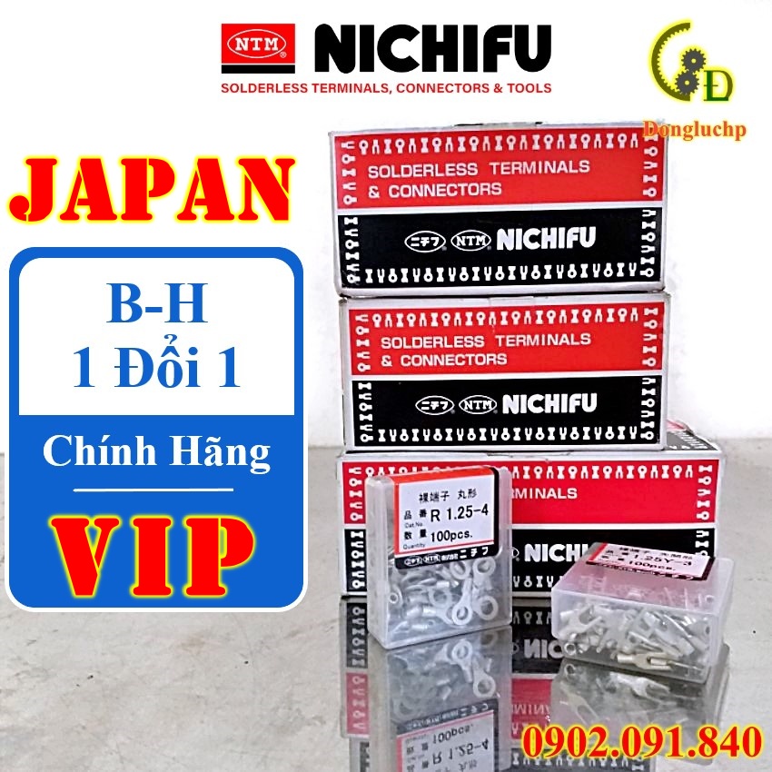 Đầu cos chữ y Nichifu Nhật Bản, đầu cốt chỉa bằng đồng bấm nối dây điện | Shopee Việt Nam