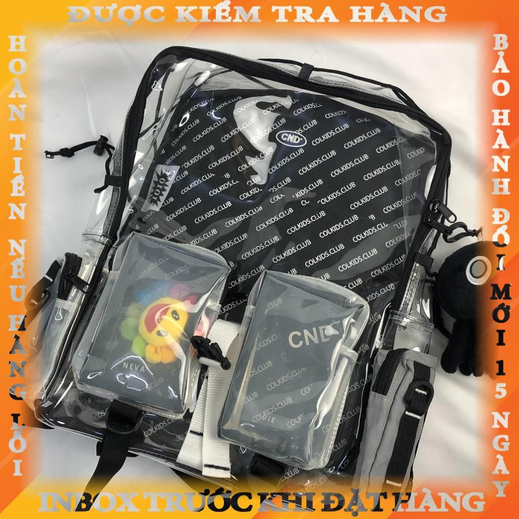 Balo CND Colkids Club SS5 nhựa Trong Suốt kèm Bạch tuột và Full Tag ...
