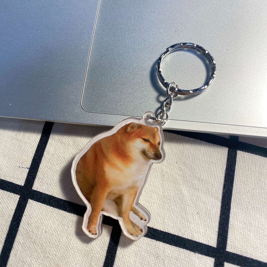 Móc khóa cheems meme shiba inu phong cách hài hước nhiều nhân vật treo ...
