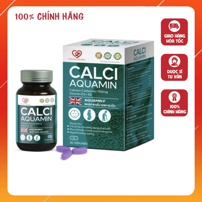Viên uống calci aquamin ( bổ sung canxi ,vitamin D3 , k2 cho cơ thể ( CHÍNH HÃNG ) | Shopee Việt Nam