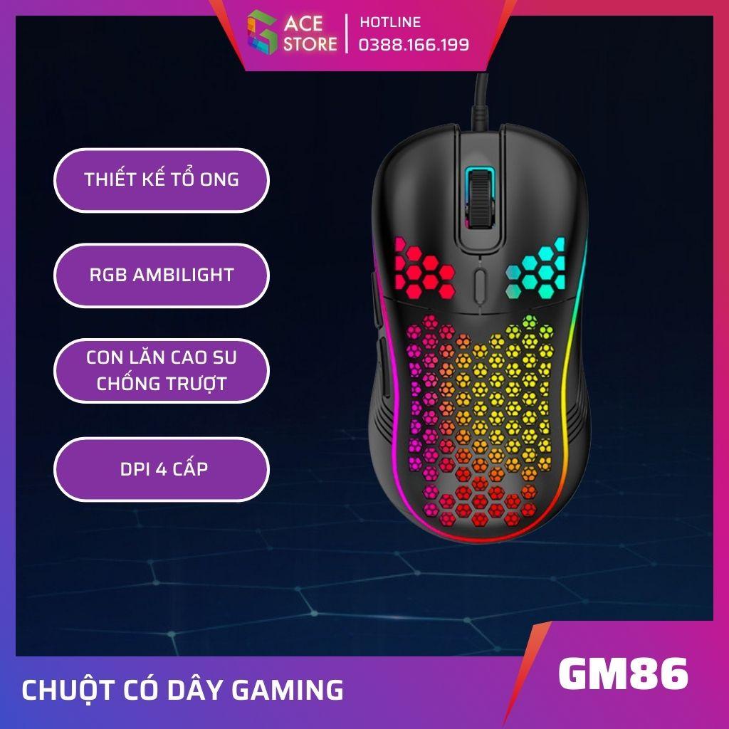 Gamwing GM86 | Chuột Gaming Có Dây - DPI 4 Cấp Độ và 6 Nút Điều Chỉnh | Shopee Việt Nam