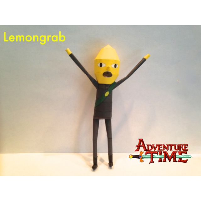Mô hình giấy Lemongrab [Adventure time | Shopee Việt Nam