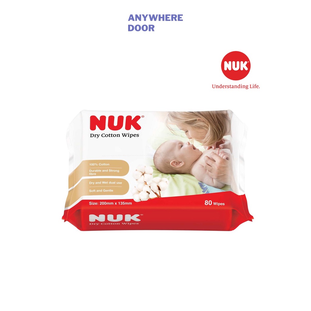 [Sales] Khăn vải khô đa năng NUK (80 chiếc) | Shopee Việt Nam