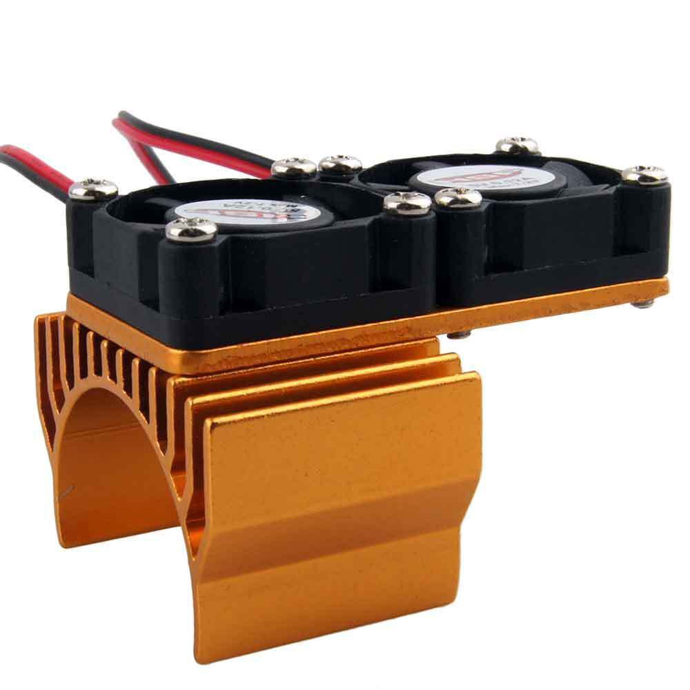 Tản nhiệt RC quạt đôi DC5V cho động cơ HSP Models 540/550 (3650 ...