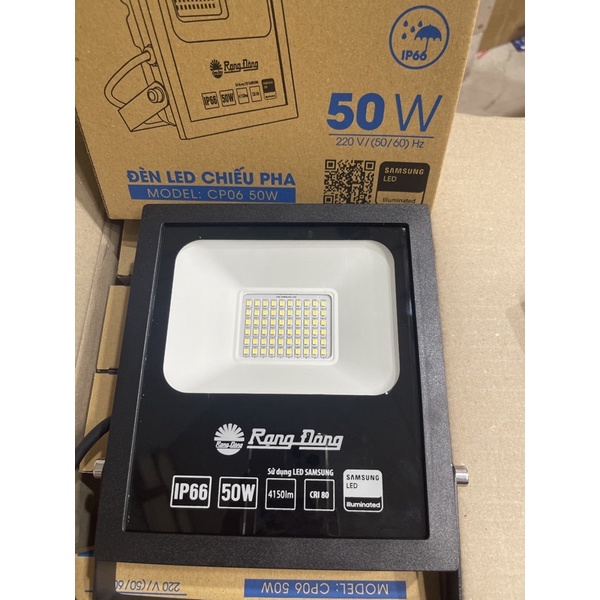 Đèn Pha LED 50W D CP06L 50W rạng đông chính hãng | Shopee Việt Nam