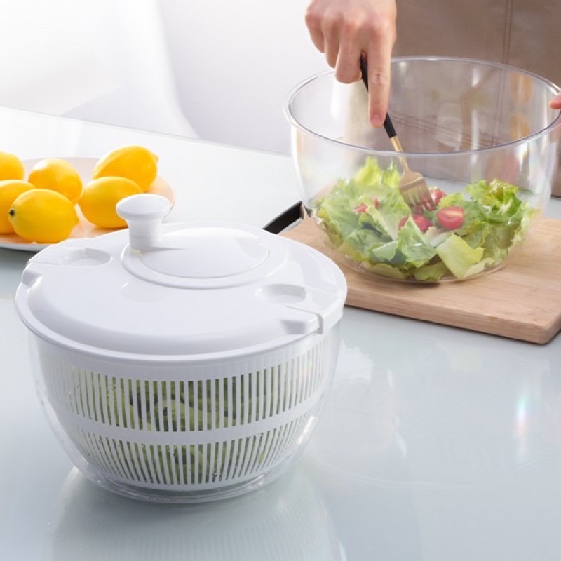 Rổ quay rau sống, salad, quay thực phẩm cỡ to 26cm Mighty spinner ...