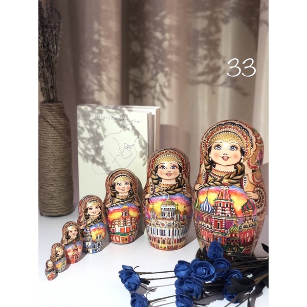 Búp bê Nga - Matryoshka 7 packs (MS:33) | Shopee Việt Nam