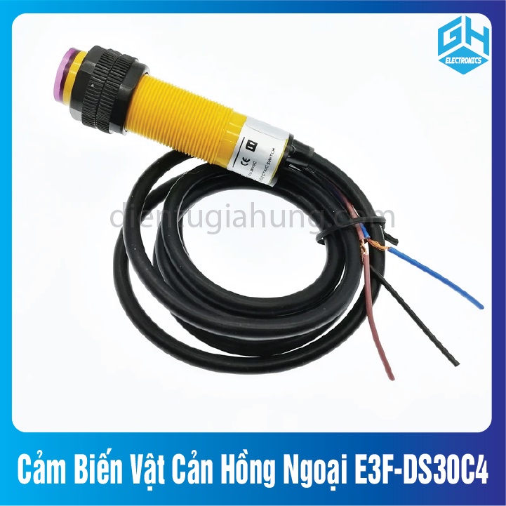 Cảm biến vật cản hồng ngoại E3F-DS30C4 NPN 6-36V loại 18mm | Shopee Việt Nam
