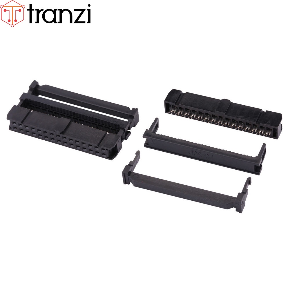 Đầu dập cáp 2.54mm IDE IDC 2x15P FC đen - túi 5 cái | Shopee Việt Nam