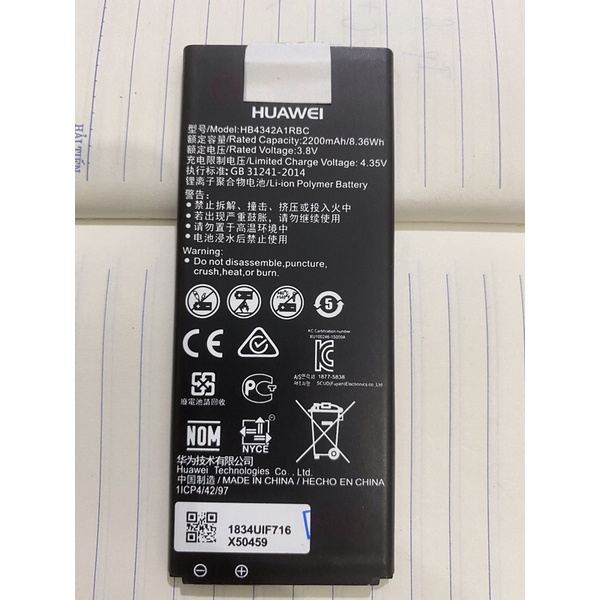 Pin huawei Y5 II / Honor 4A/Y6/ CUN-U29/SCL-U31(model: HB4342A1RBC ...