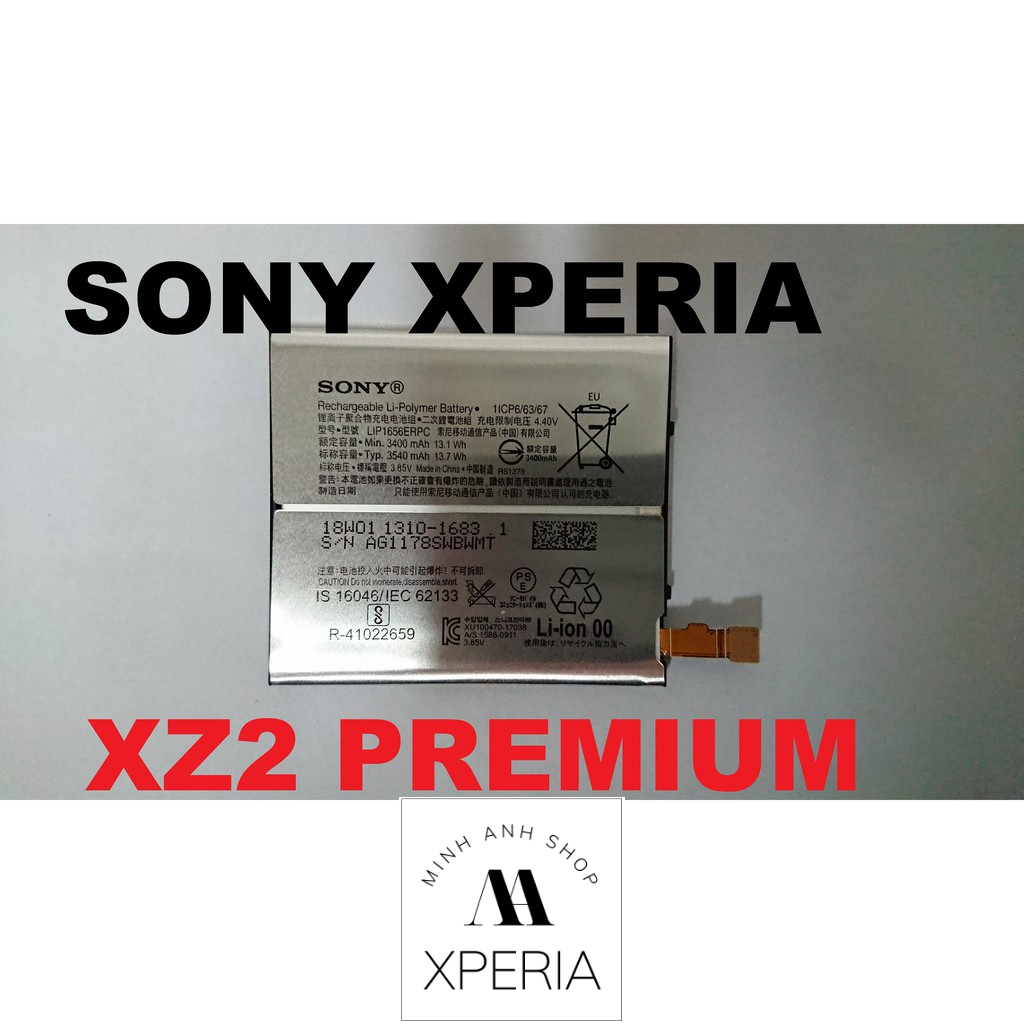 PIN ZIN NEW CHÍNH HÃNG SONY XPERIA XZ2 PREMIUM ( H8116 ; H8166 ; SO-04K ...