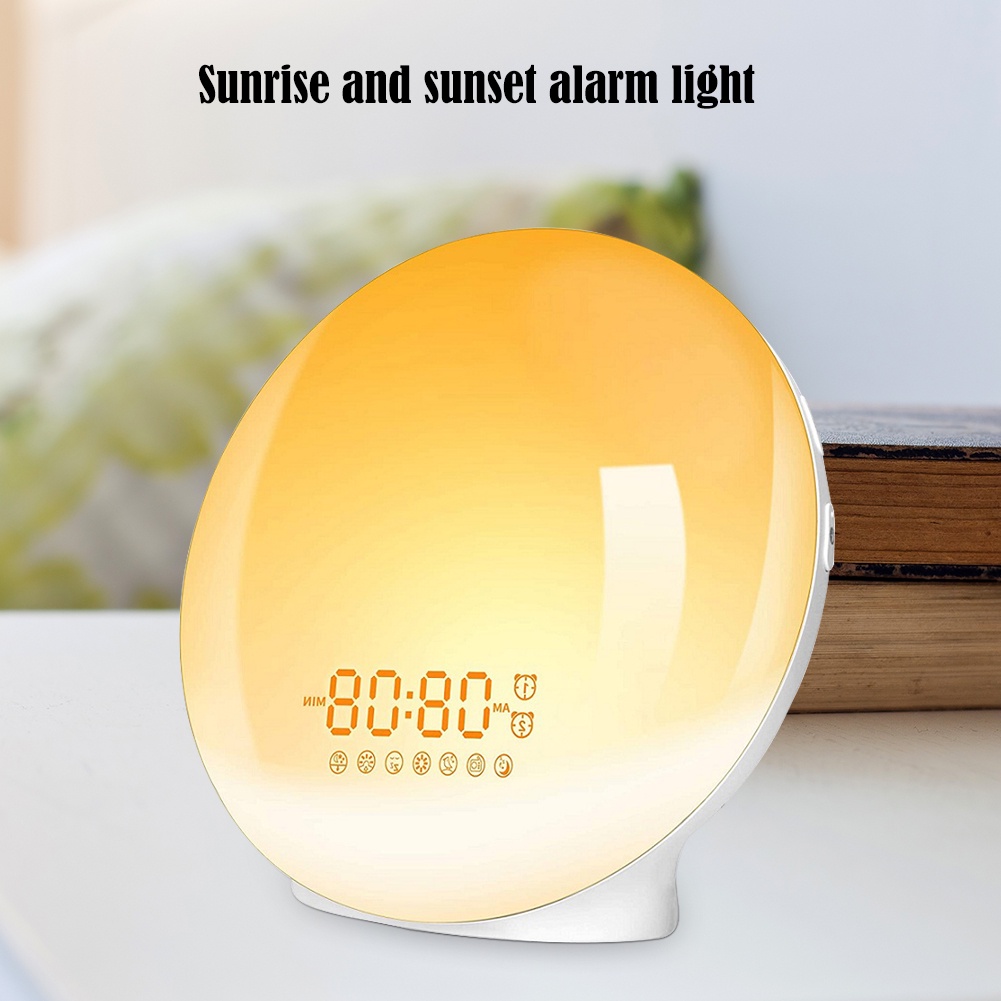 ⋮ ️Digital Alarm Clock USB Charging Children Learning Alarm Timer ...
