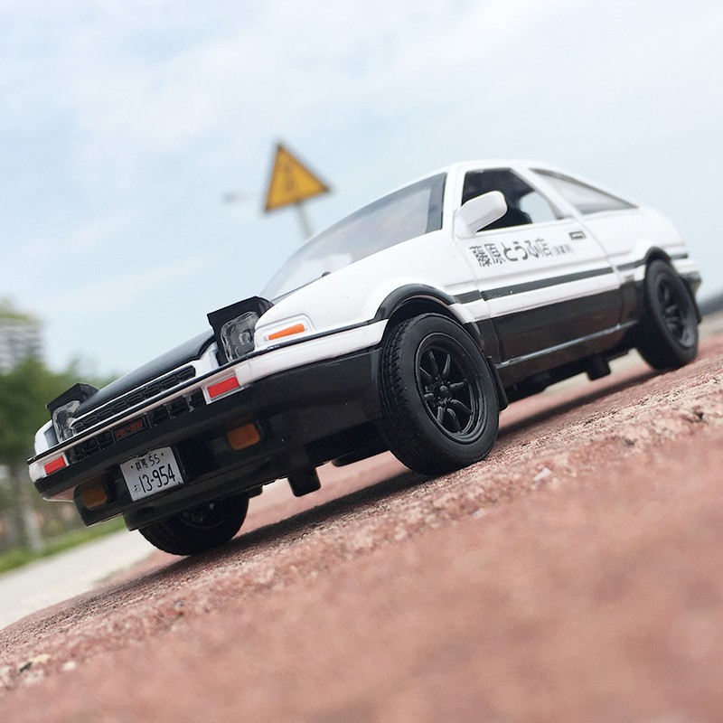 Câu đốMẫu xe1/28 Toyota Initial D Corolla AE86 Alloy Sound and Light ...