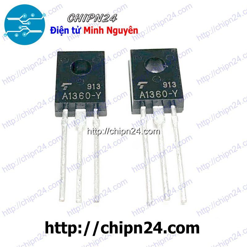 [2 CON] (KT1) Transistor A1360 TO-126 PNP 50mA 150V (1.2W 200MHz ...