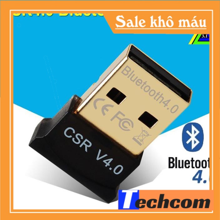 USB Bluetooth CSR 5.0 bổ sung bluetooth cho máy tính laptop kết nối bàn ...