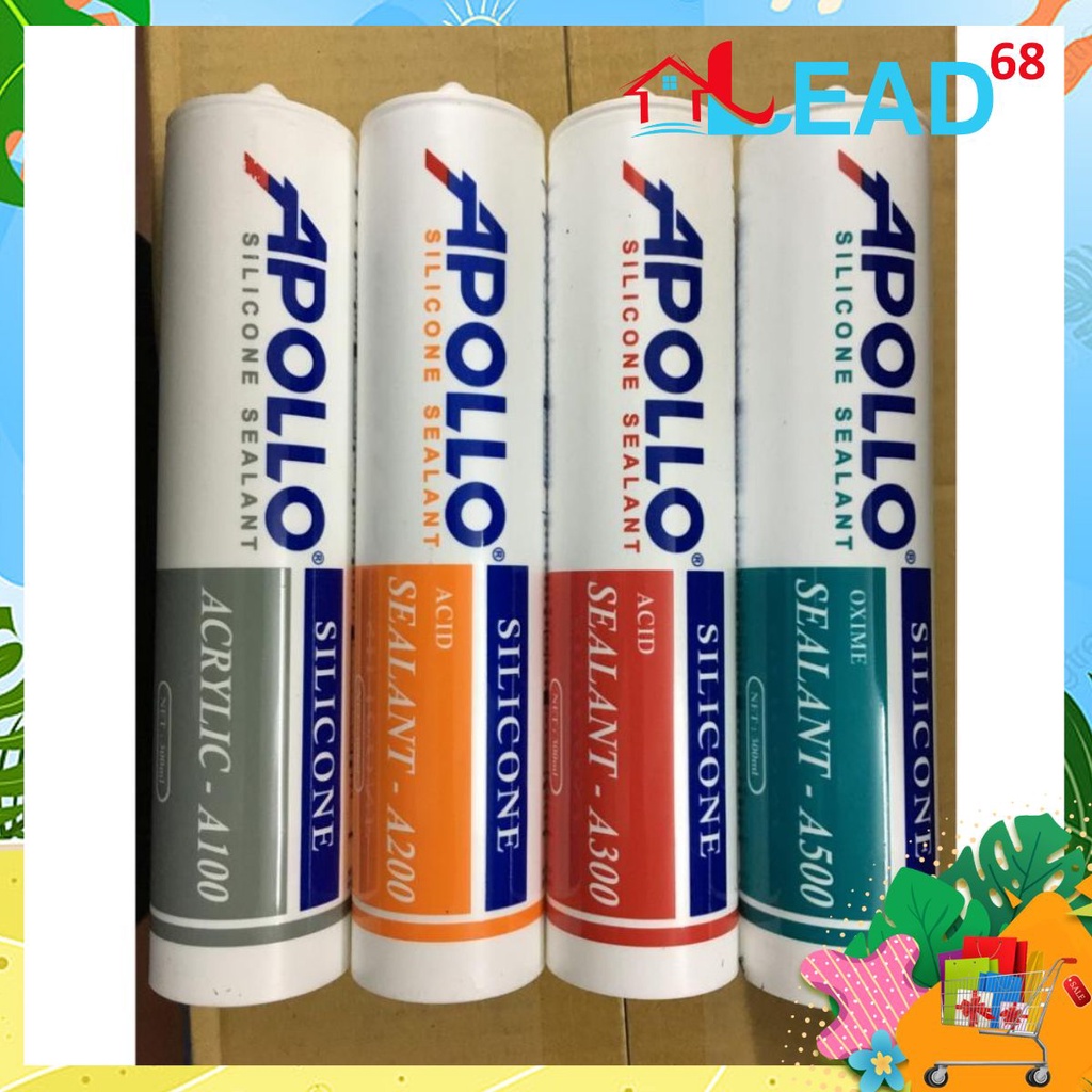 Keo silicon APOLLO - Keo kính - Keo bê tông ( Shop Uy Tín ) | Shopee ...