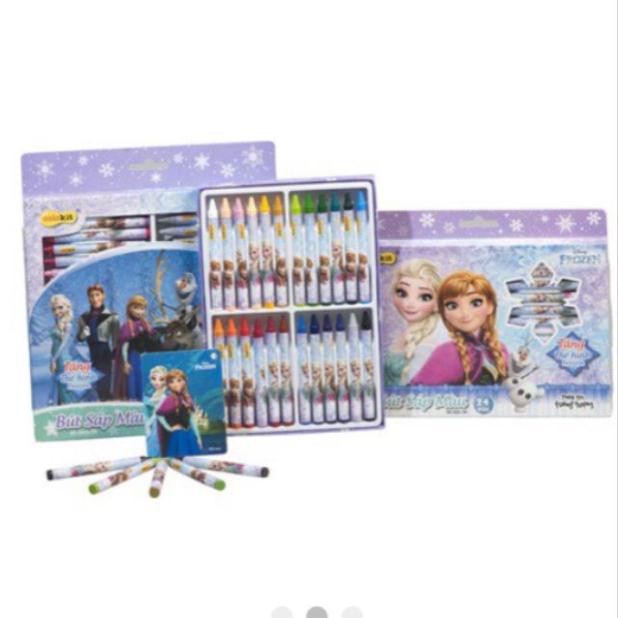 Bút sáp 24 màu Colokit Disney Frozen CR-C031/FR | Shopee Việt Nam