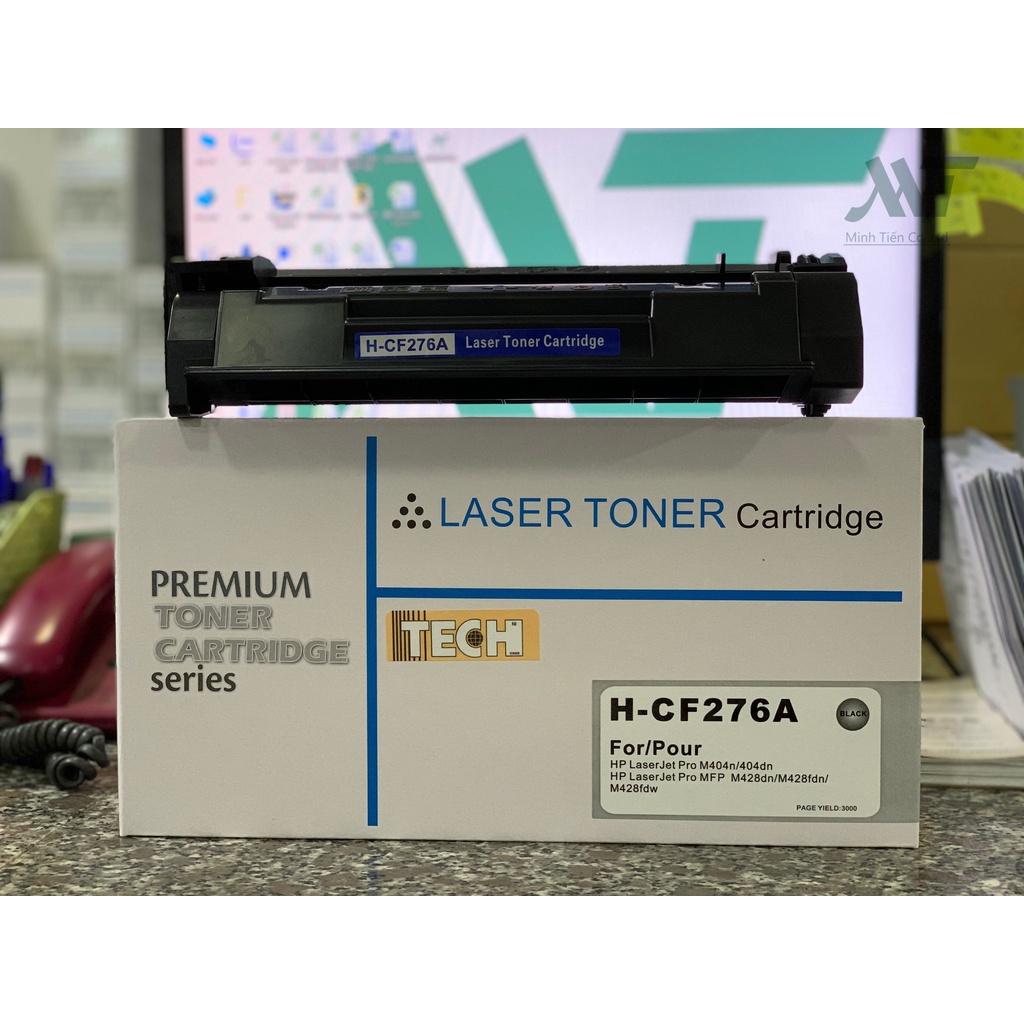 Hộp mực in 76A /CRG 057 HP LaserJet Pro M406dn, 404n, 404dn, 404d ...