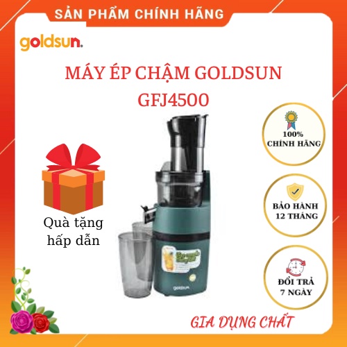 Máy ép chậm Goldsun GFJ4500-Máy ép thông minh-ép nguyên trái-bảo hành 12 tháng- đổi trả trong ...