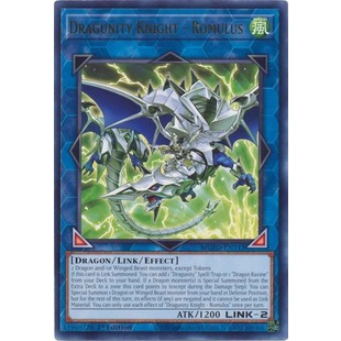 Thẻ bài Yugioh - TCG - Dragunity Knight - Romulus - MGED-EN142 | Shopee ...