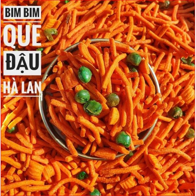 [Freeship+Quà tặng] BIM BIM QUE Đậu Hà Lan 400gr giòn rụm bắt vị _bánh tuổi thơ | Shopee Việt Nam