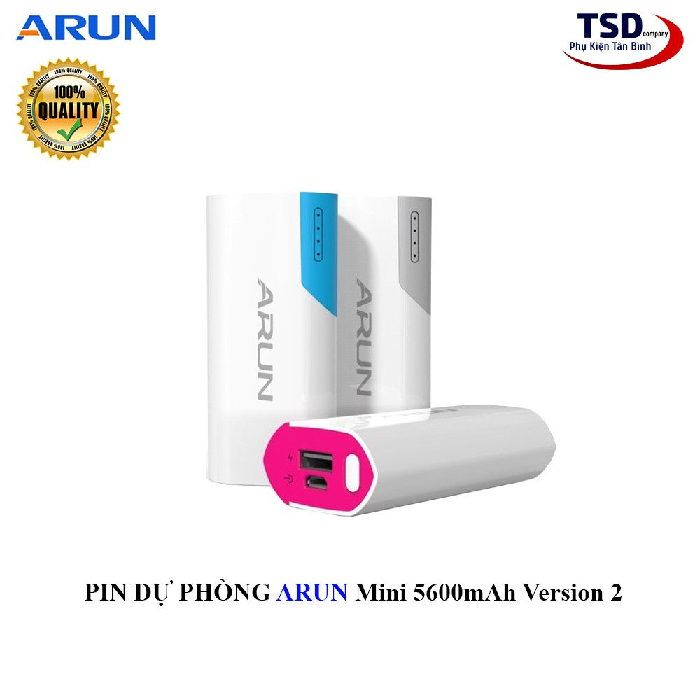 Pin Dự Phòng Arun Y38S 5600mAh Chính Hãng | Shopee Việt Nam