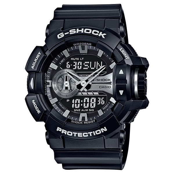 Đồng hồ Nam Dây Nhựa Casio G-Shock GA-400GB-1A chính hãng bảo hành 5 ...