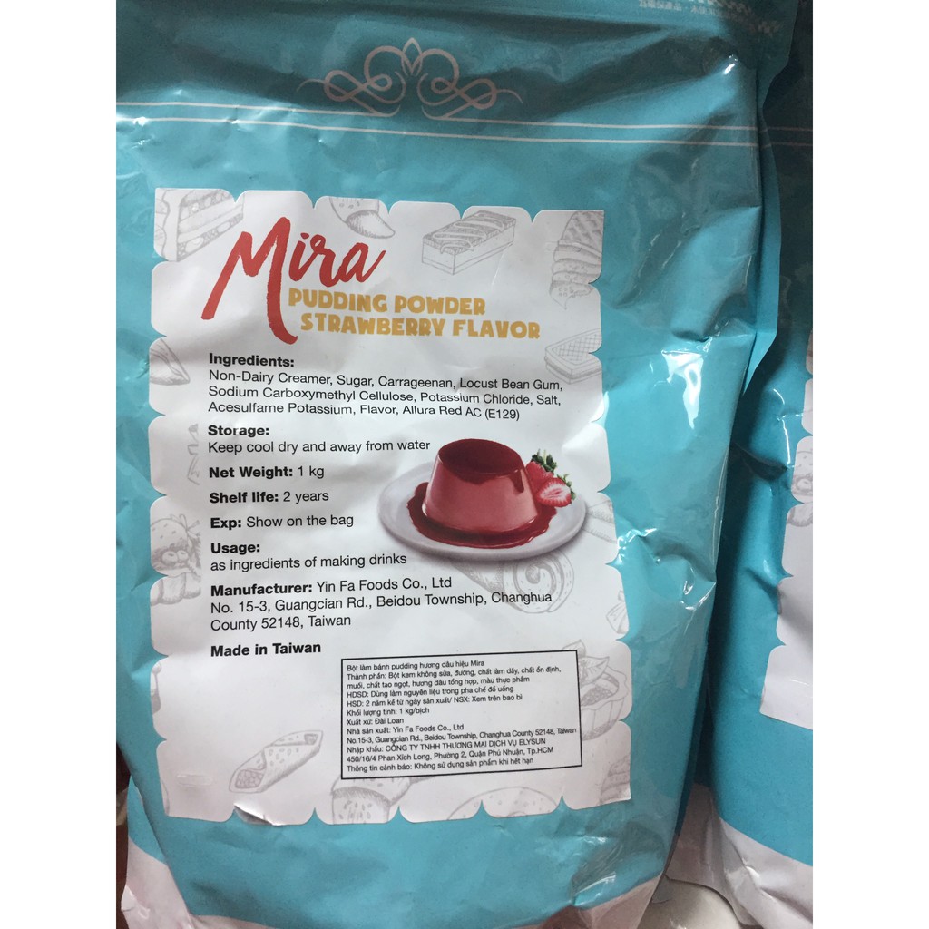 Bột Pudding Mira 1KG - Đủ Vị | Shopee Việt Nam