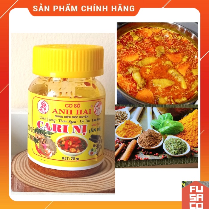 CÀ RI NỊ ẤN ĐỘ cơ sở ANH HAI hủ 70 gram (Cà ri dầu) | Shopee Việt Nam