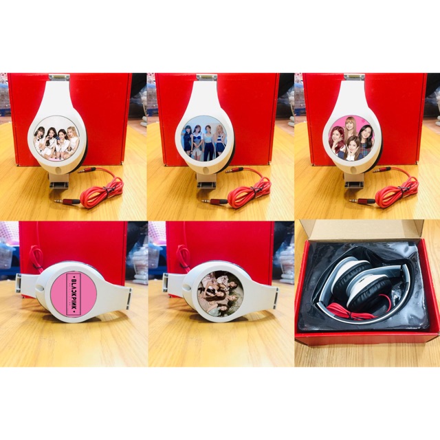 Tai nghe heatphone BLACKPINK in 2 mặt tai nghe | Shopee Việt Nam