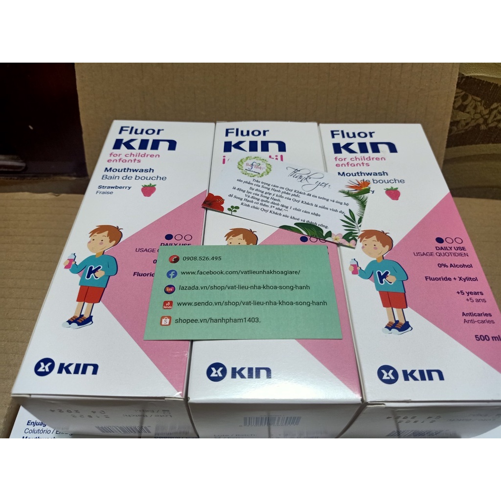 Nước súc miệng ngừa sâu răng cho trẻ em trên 5 tuổi - FLUOR KIN ...
