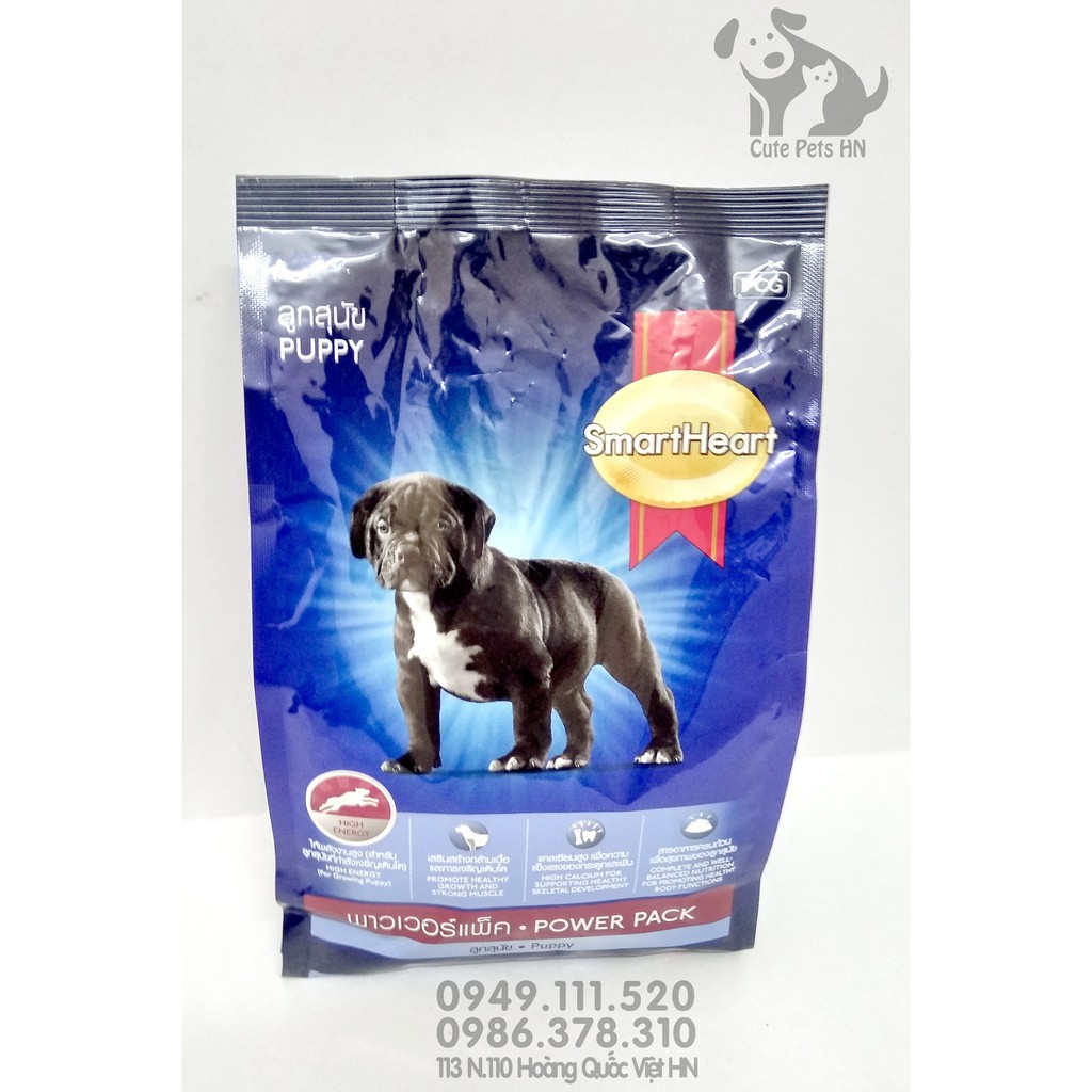 Thức ăn Smart Heart Power Pack Puppy 1kg Dành cho chó con dưới 1 năm ...