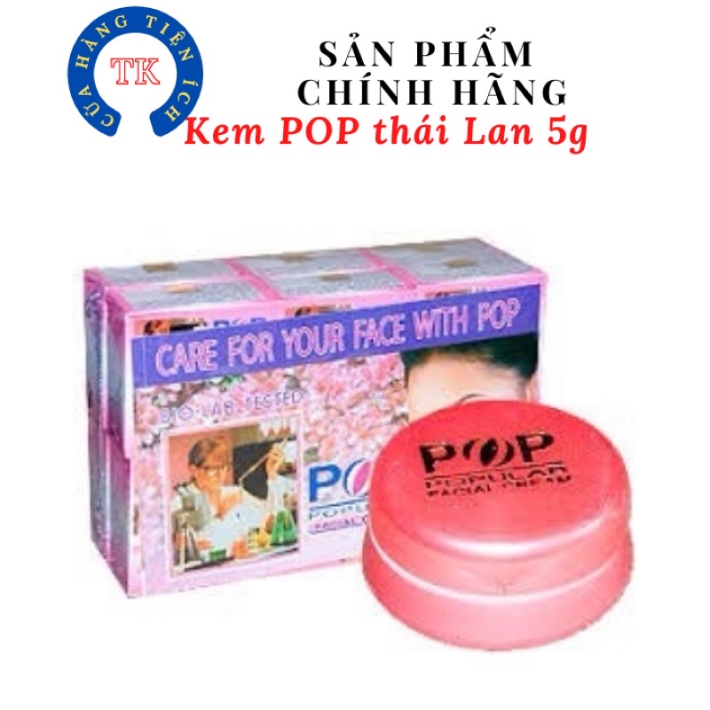 Kem Pop dưỡng trắng da 5g 20g 100g | Shopee Việt Nam