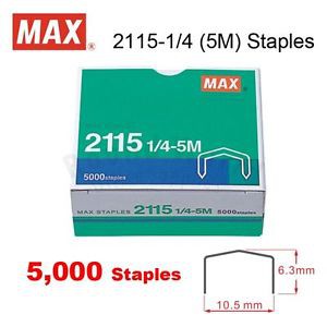 Kim cong Max HD-2115 1/4 5M - Hộp 5.000 kim Max Staples | Shopee Việt Nam